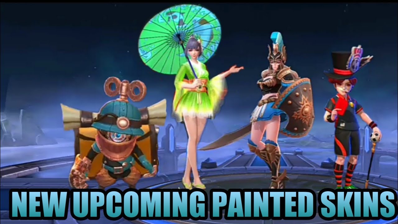 All New Upcoming Painted Skins In Mobile Legends Bang Bang - YouTube
