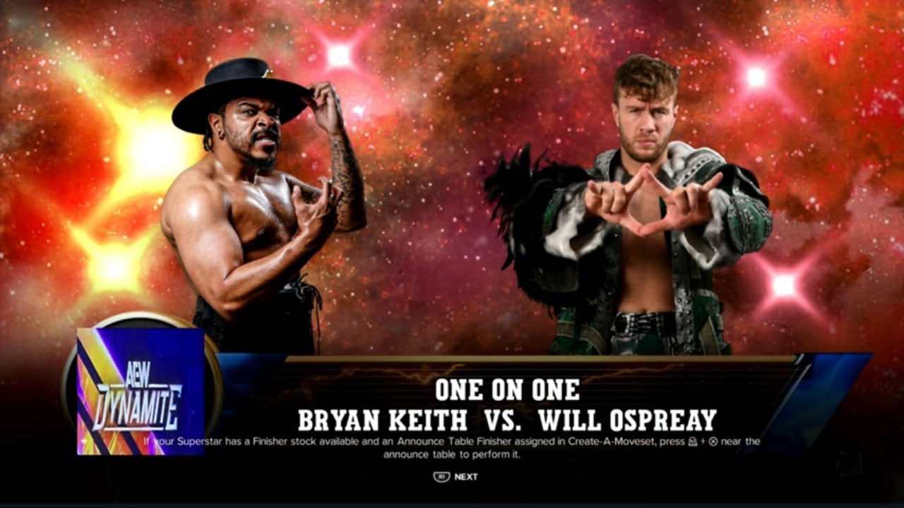 AEW Dynamite Will Ospreay vs Bryan Keith - YouTube