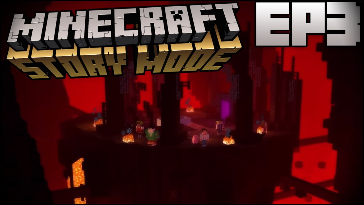 Minecraft Story Mode [Ep3] - INTO THE NETHER! - YouTube