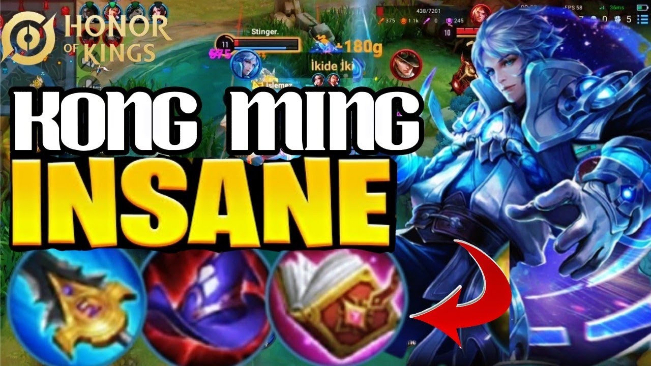 HoK: Kong Ming Jungle Gameplay / Sesli / Soloq Mitik / Ekipman ve ...