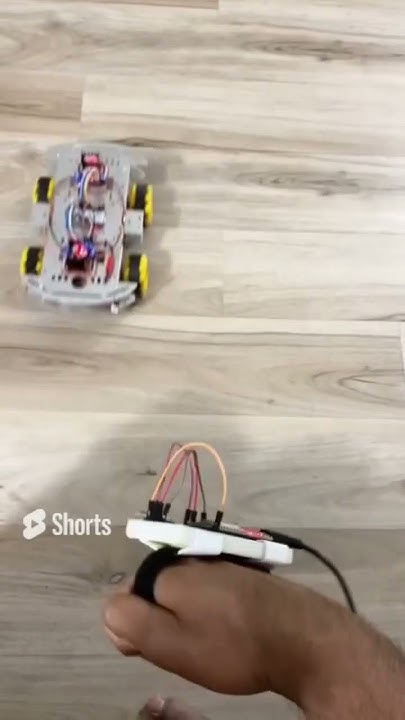 Hand gesture controlled mecanum wheel car | esp32 #shorts - YouTube