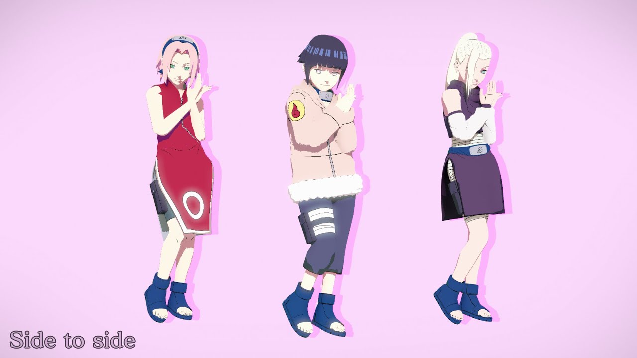 Side To Side - Sakura*Ino*Hinata | Naruto MMD - YouTube