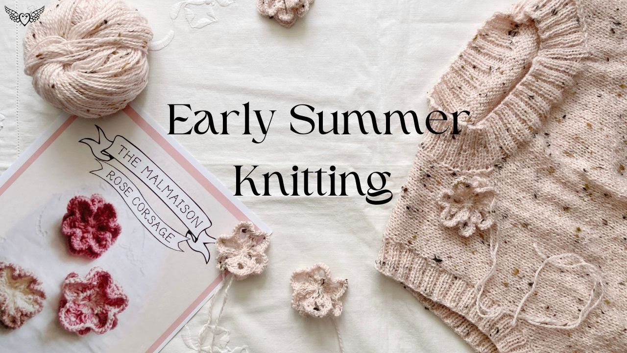 Early Summer Knitting ~ Knitting gone wrong, Knitting off piste and SOCKS! - YouTube