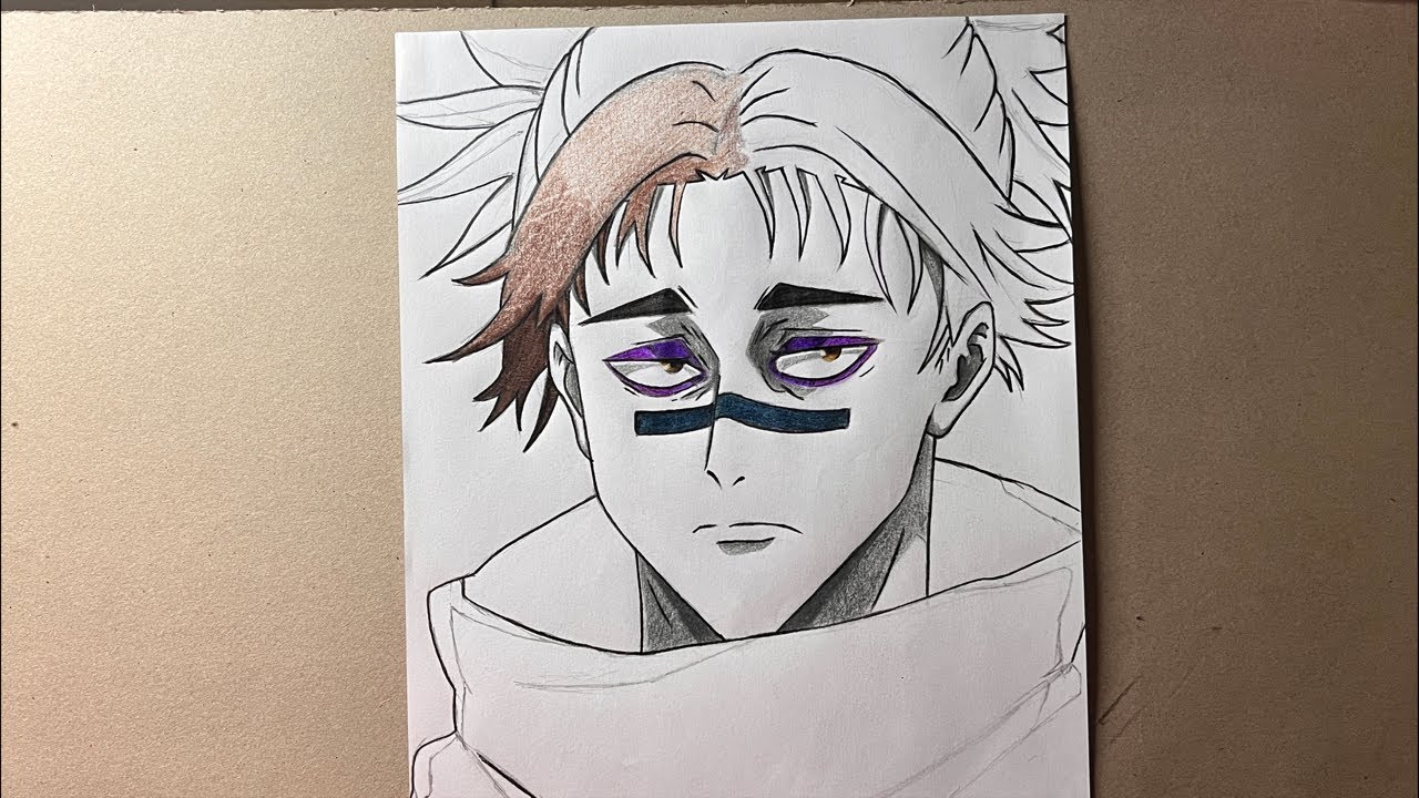 How to Draw Choso | Jujutsu Kaisen Anime Drawing Tutorial (Step by Step ...