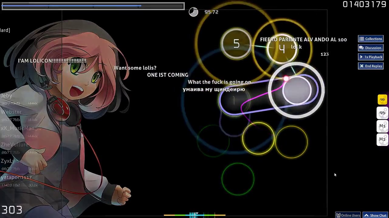 Osu! Hitorigoto -TV Mix- [Hard] - YouTube