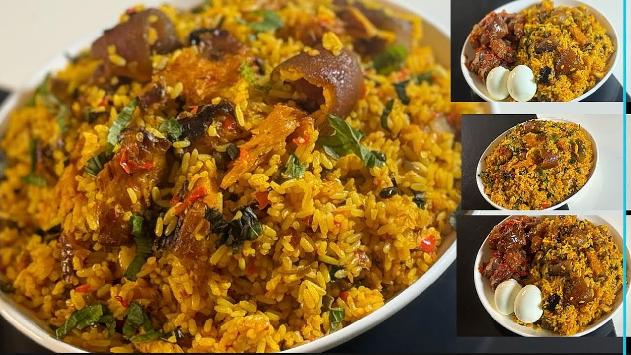 HOW TO MAKE NATIVE RICE /PALM OIL RICE RECIPS - YouTube