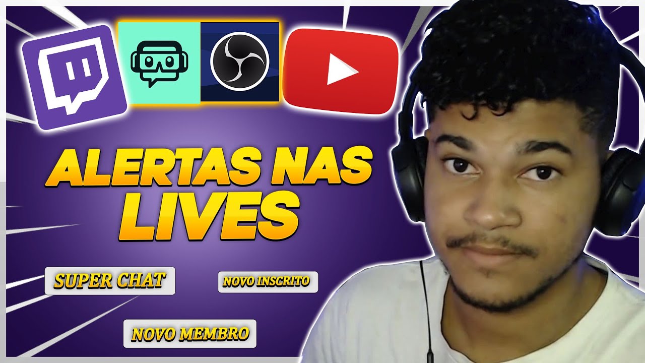COMO Configurar ALERTAS nas LIVES DO YOUTUBE e TWITCH usando STREAMLABS e OBS em 2024 - YouTube