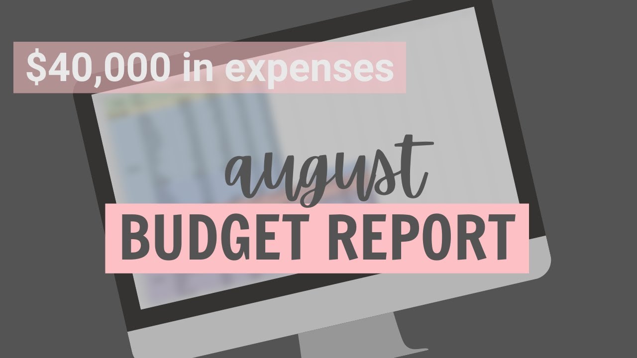 August Budget Recap // Overspending on our Budget - YouTube