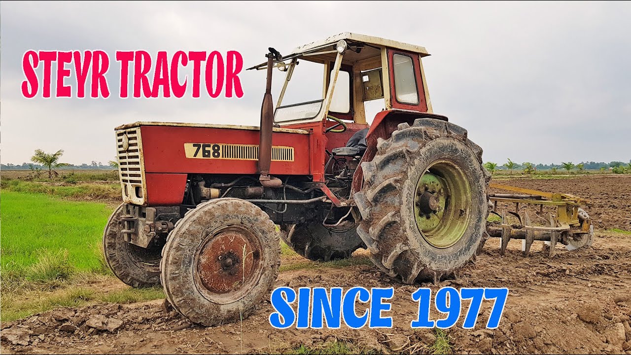 Máy cày STEYR 768 sản xuất tại Áo năm 1977 hơn 40 năm vẩn chạy ngon ...