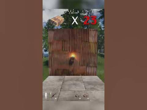 How many Satchels to destroy each wall in rust #rustconsole #rustgame #playrust #rust # ...