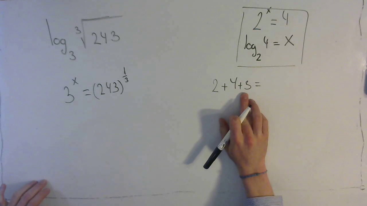 Calcular Logaritmo En Base 3 De La Ra z C bica De 243 YouTube