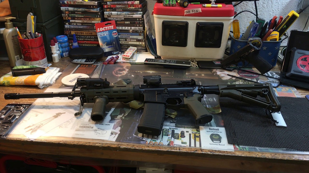 PSA M4A1 lower and SSA-E trigger - YouTube