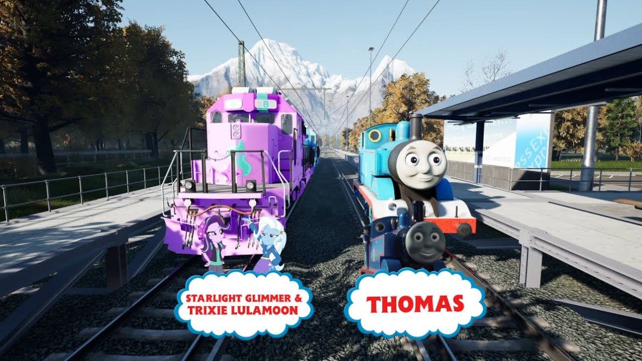 Thomas Racing against Starlight and Trixie - YouTube