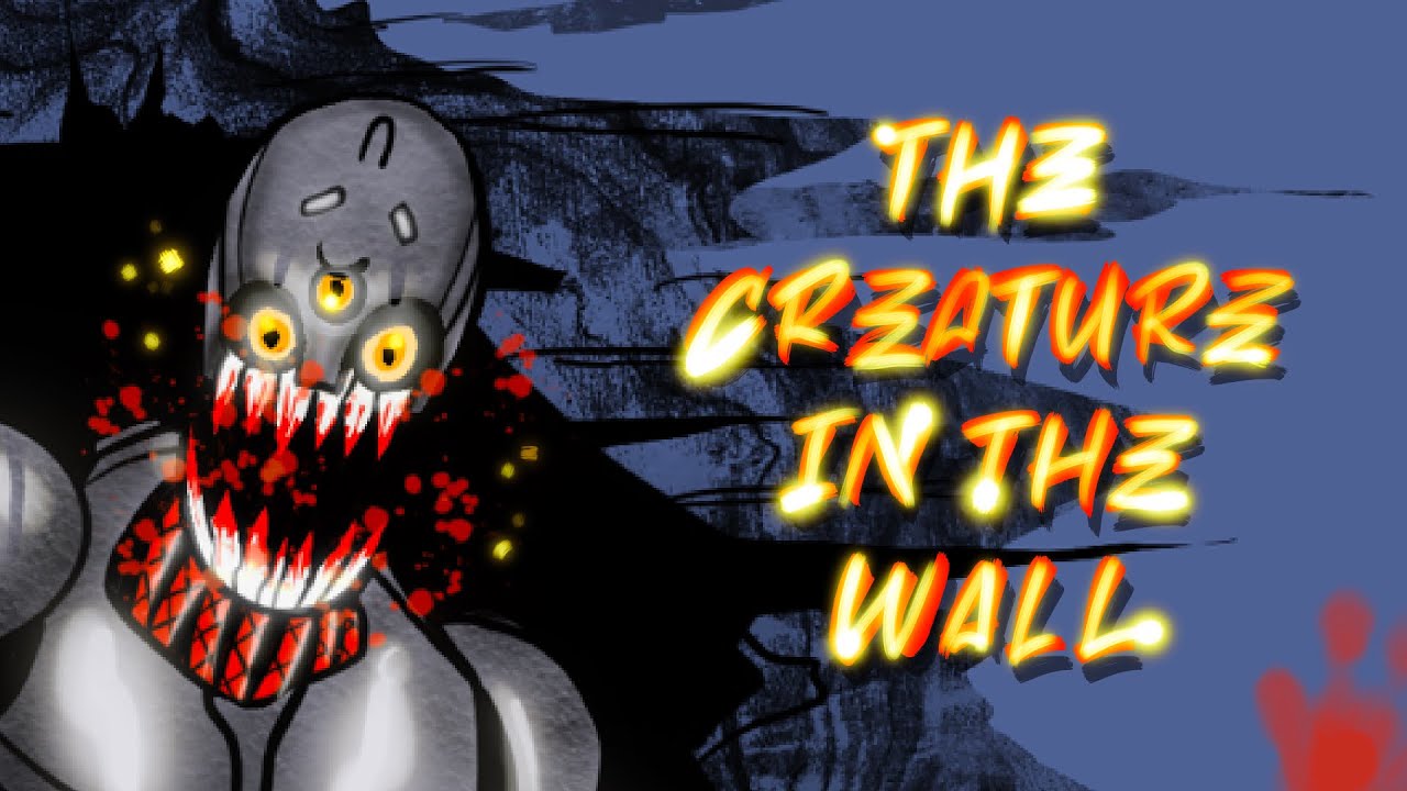 The creature in the wall sketch made with Procreate - YouTube