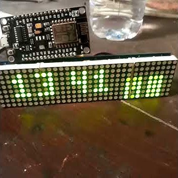 esp.8266 digital clock and prayer time - YouTube