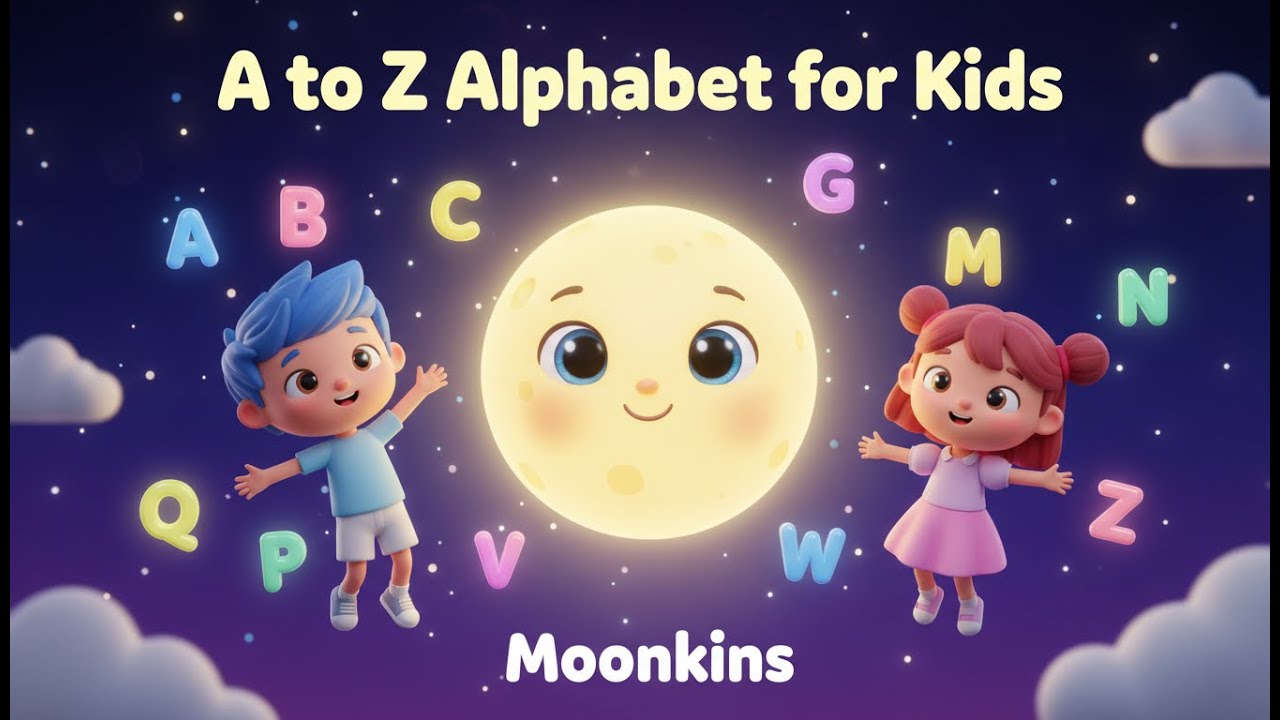 A to Z for Little Hearts ️🌙 | Moonkins’ Learning Adventure - YouTube