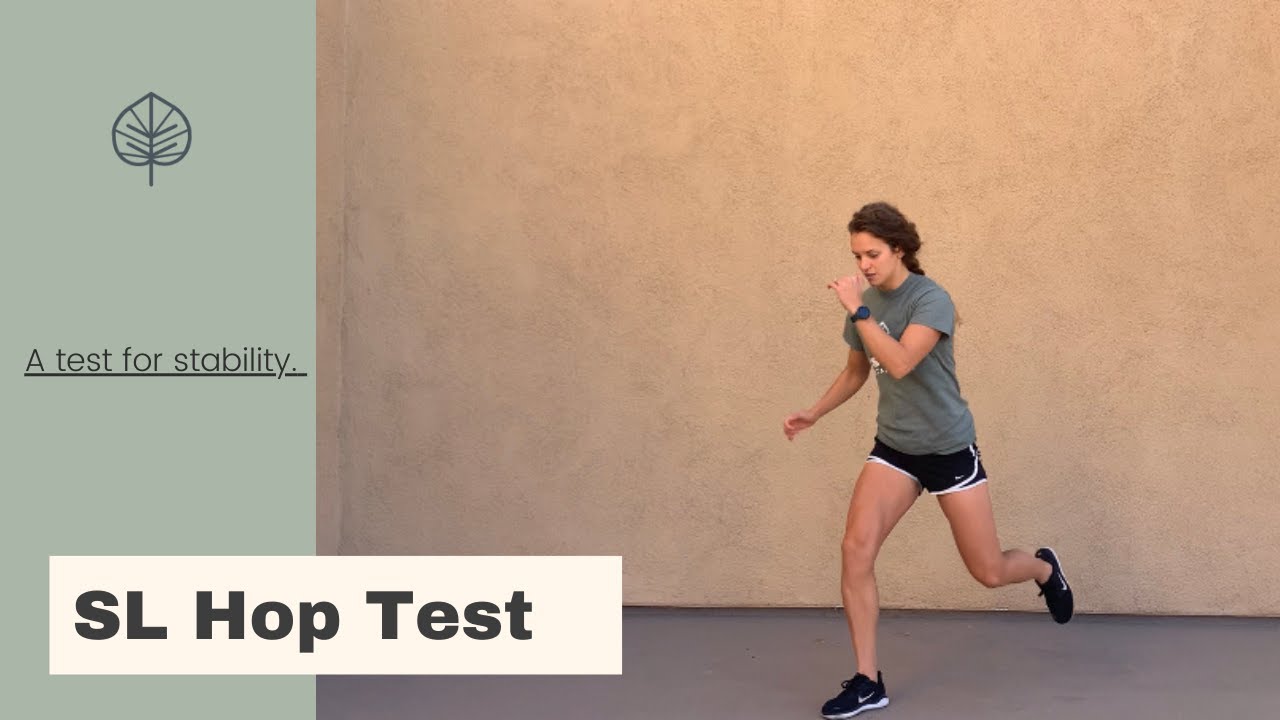 Single Leg Hop Test - YouTube
