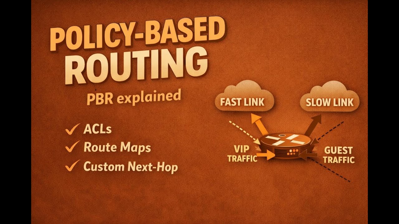 Policy-Based Routing (PBR) Explained | ACLs, Route Maps & Real Examples ...