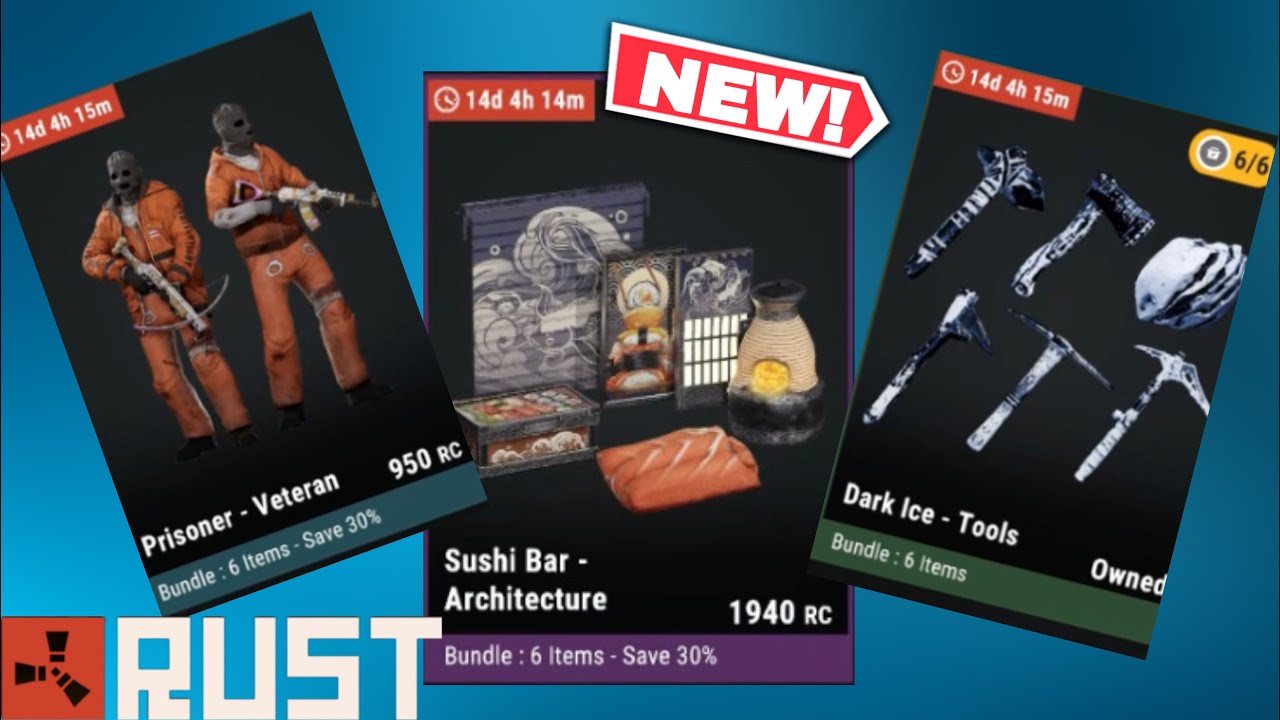Rust Console Edition: The New Skin Store - YouTube