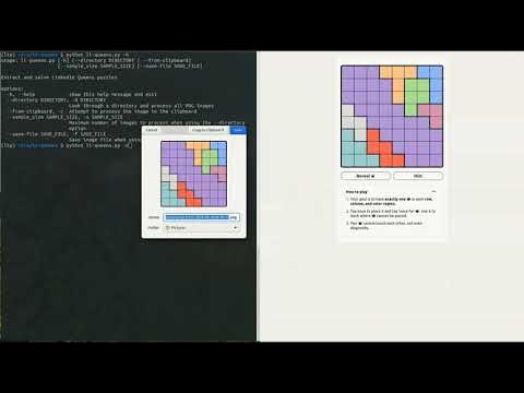 Solving the LinkedIn Queens Puzzle using Constraint Programming - YouTube