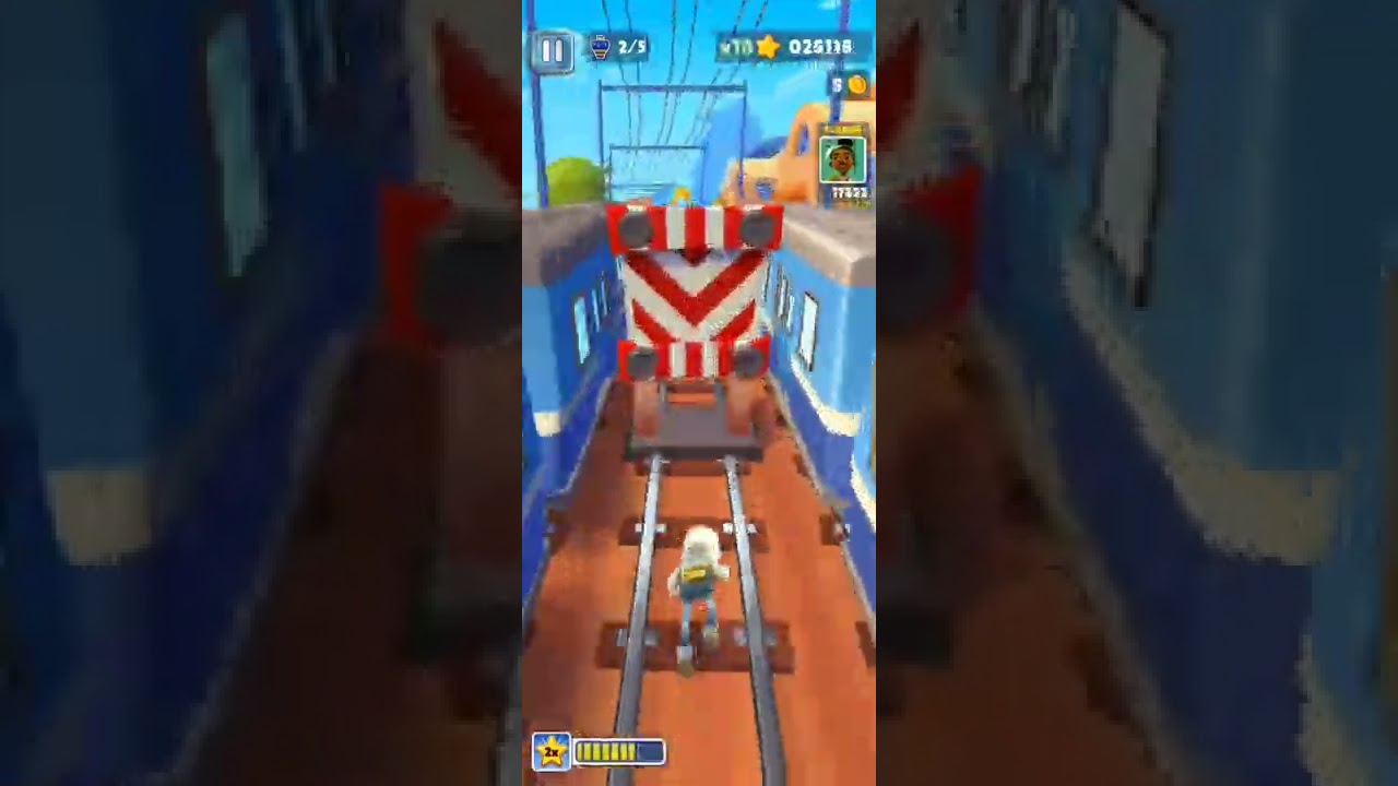 Playing (Subway Surfers) Beating Personal Record - YouTube