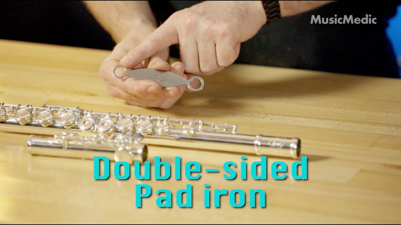 Flute Pad Iron. Tools for installing Flute Pads - YouTube