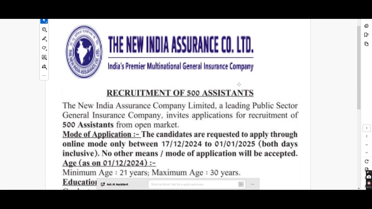 NOTIFICATION RECRUITMENT JOBS VACANCY GOVERNMENT JOBS 2024-2025 - YouTube