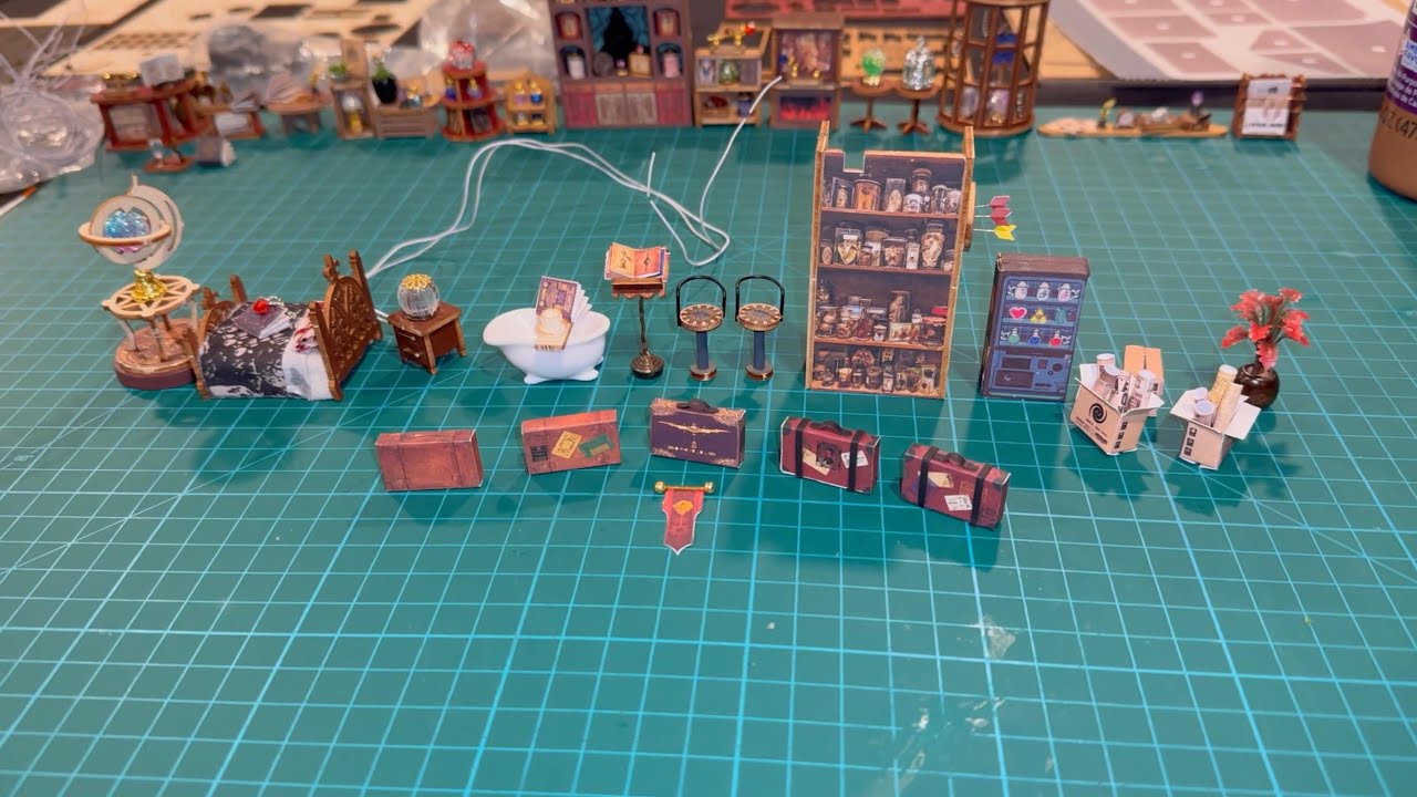 Holo Magic City Miniature House Kit Part 3 - YouTube