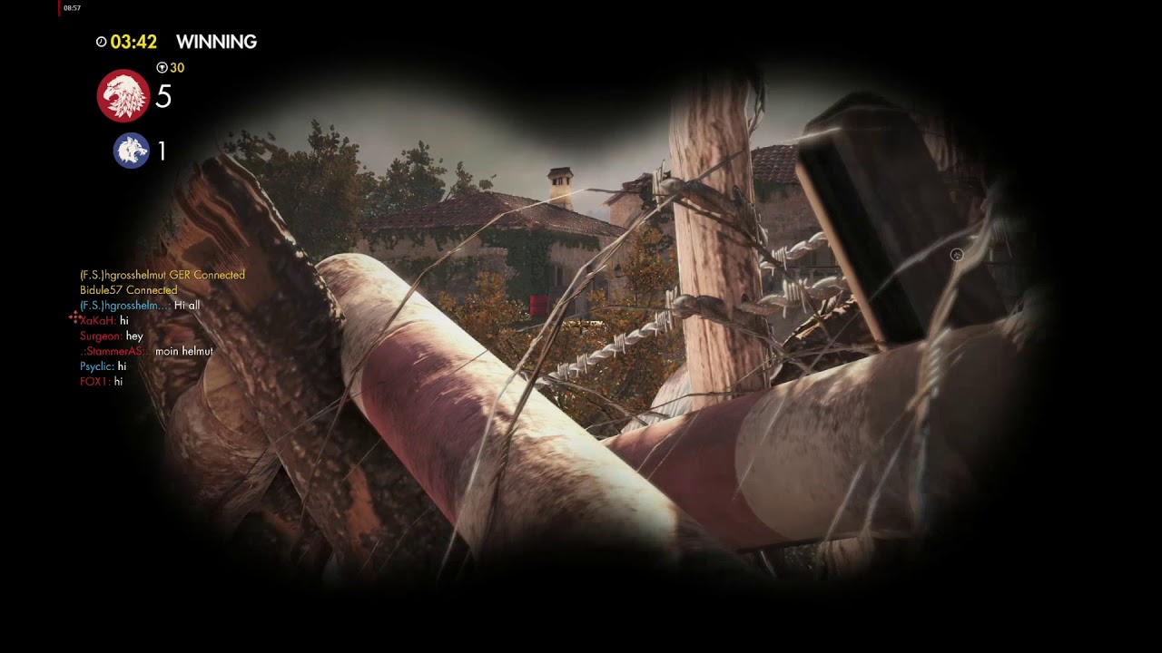 Sniper Elite 4 - No Cross - Village - Scope Glint - 5-0 - YouTube