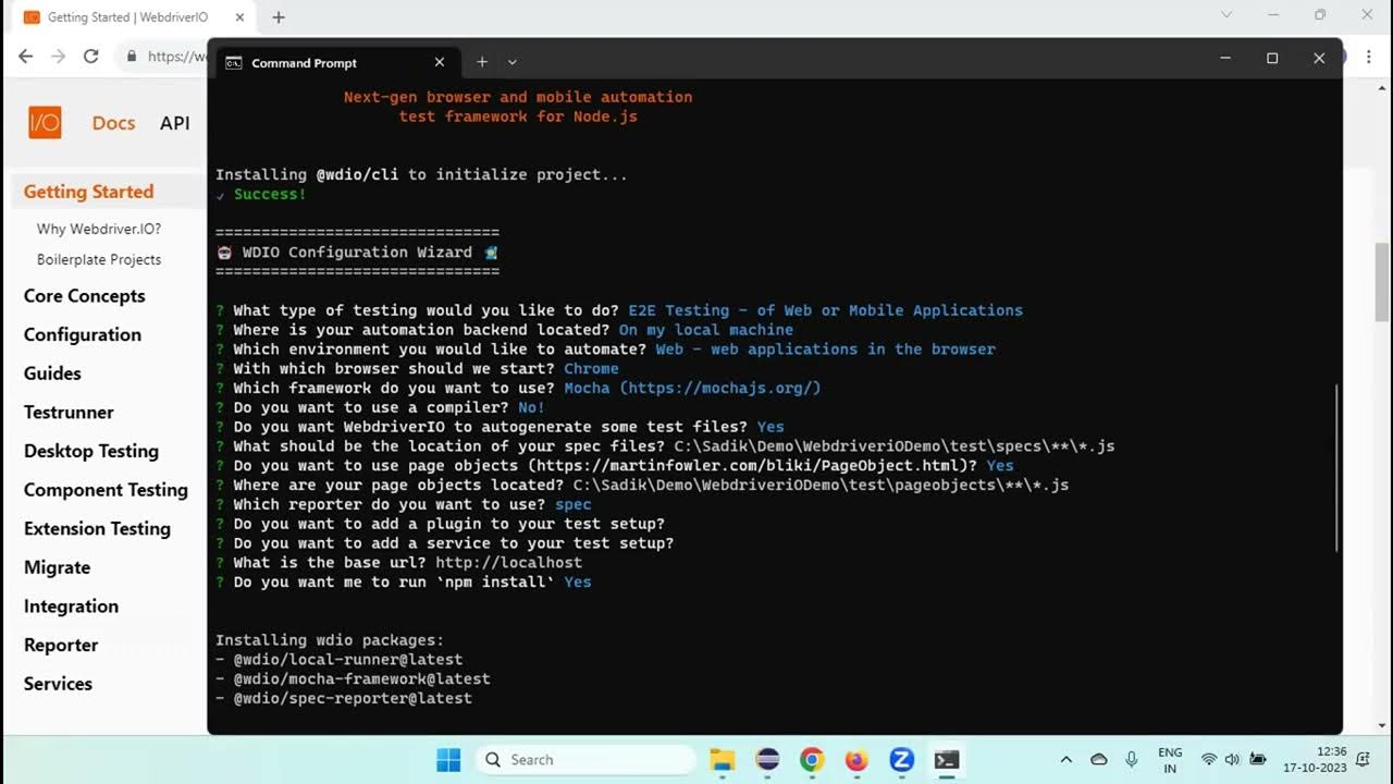 Tutorials 1 Webdriverio How To Start Setup Youtube