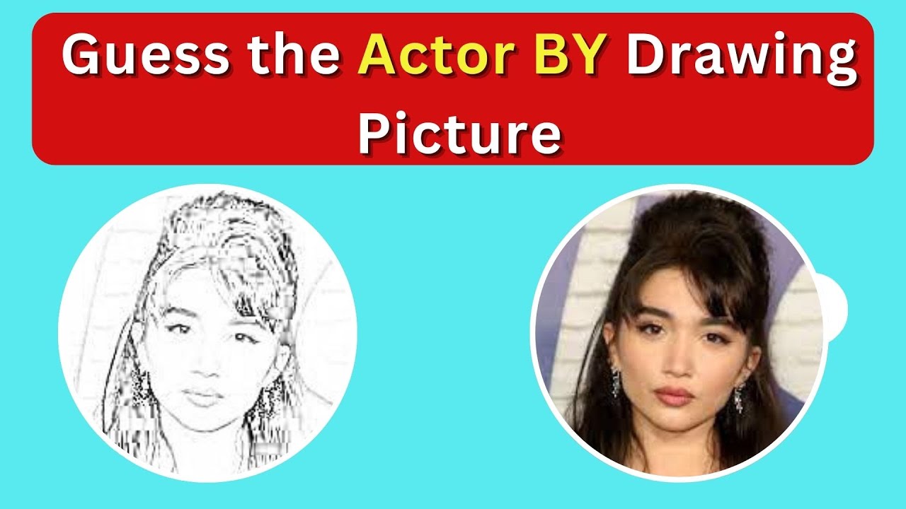 Guess the Actor My Drawing Picture #quiz #quizmoster - YouTube