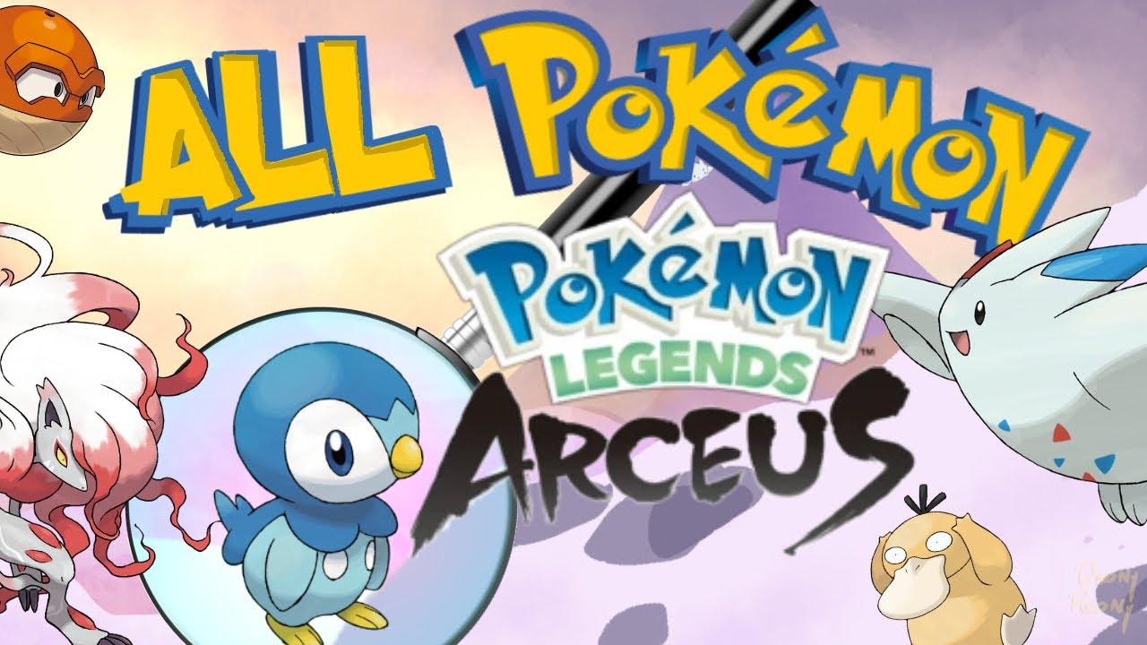 All Pokémon in "Pokémon of the Wild" Video - YouTube