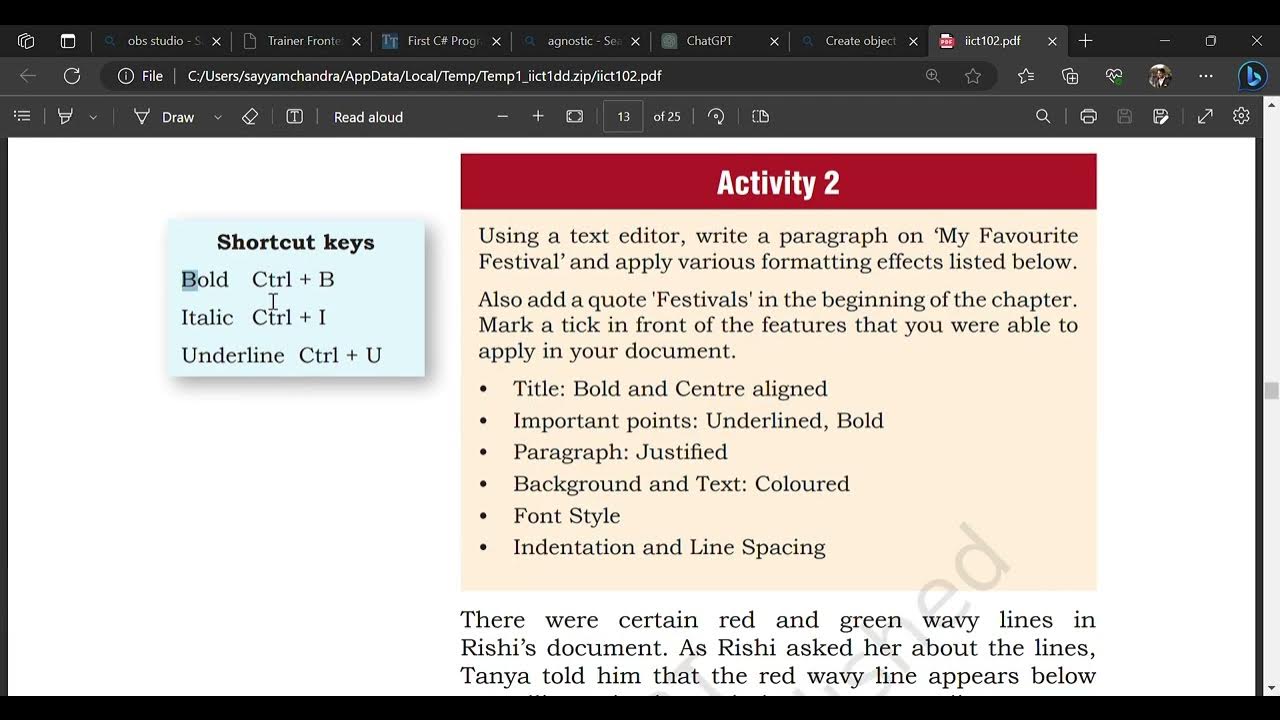 Chapter 2| Part 1| Creating Textual Communication | Information, Technology and Communication ...