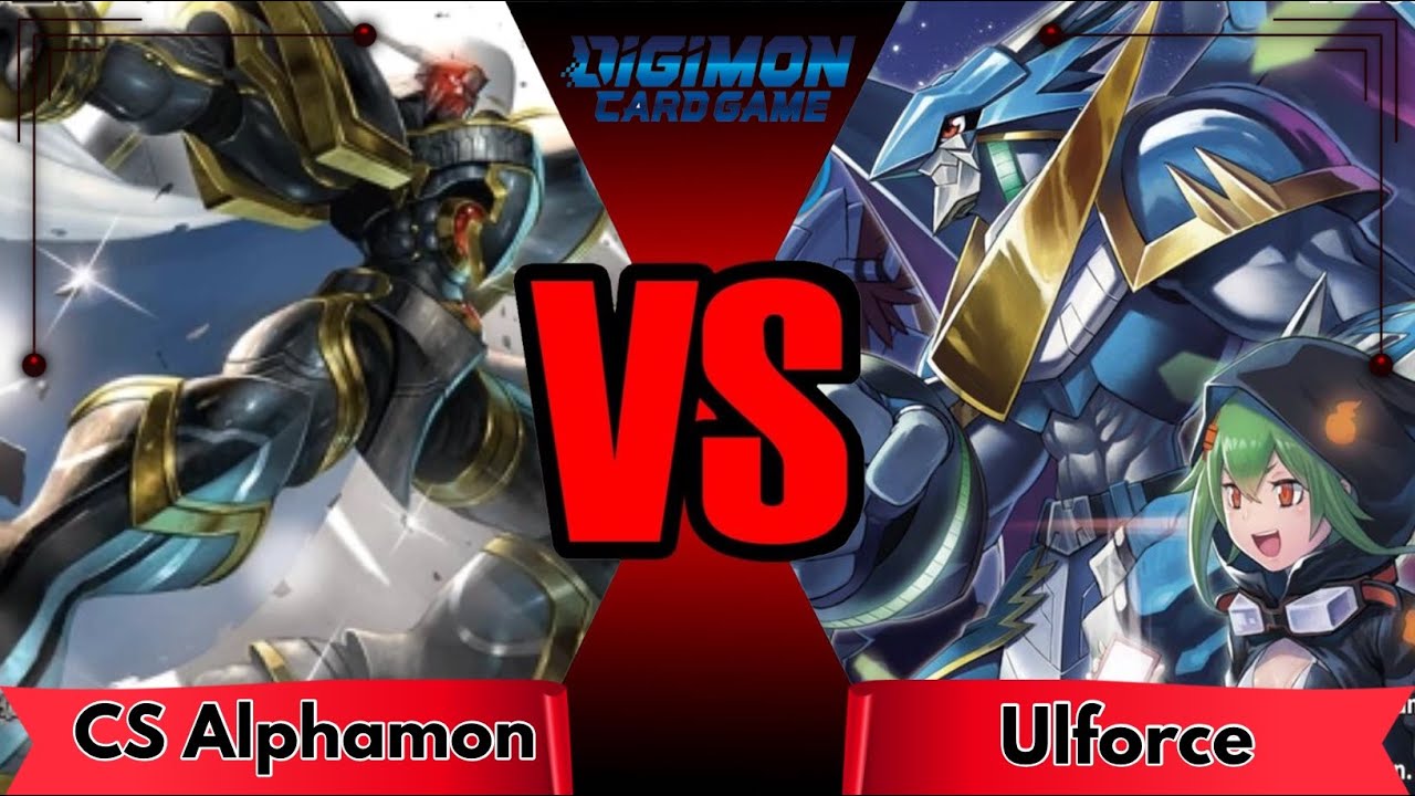 Digimon TCG: CS Alphamon VS Ulforce (Match, BT23 Format) - YouTube