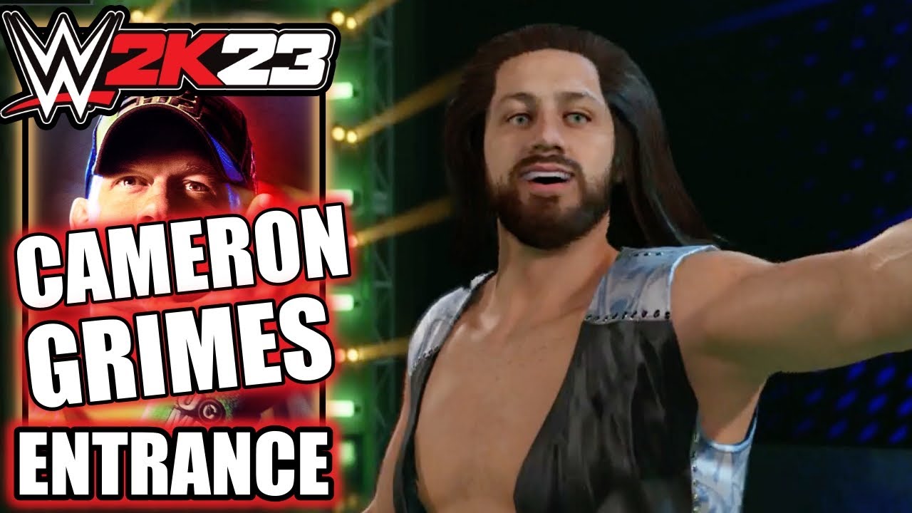 WWE 2K23 Cameron Grimes Entrance Cinematic - YouTube