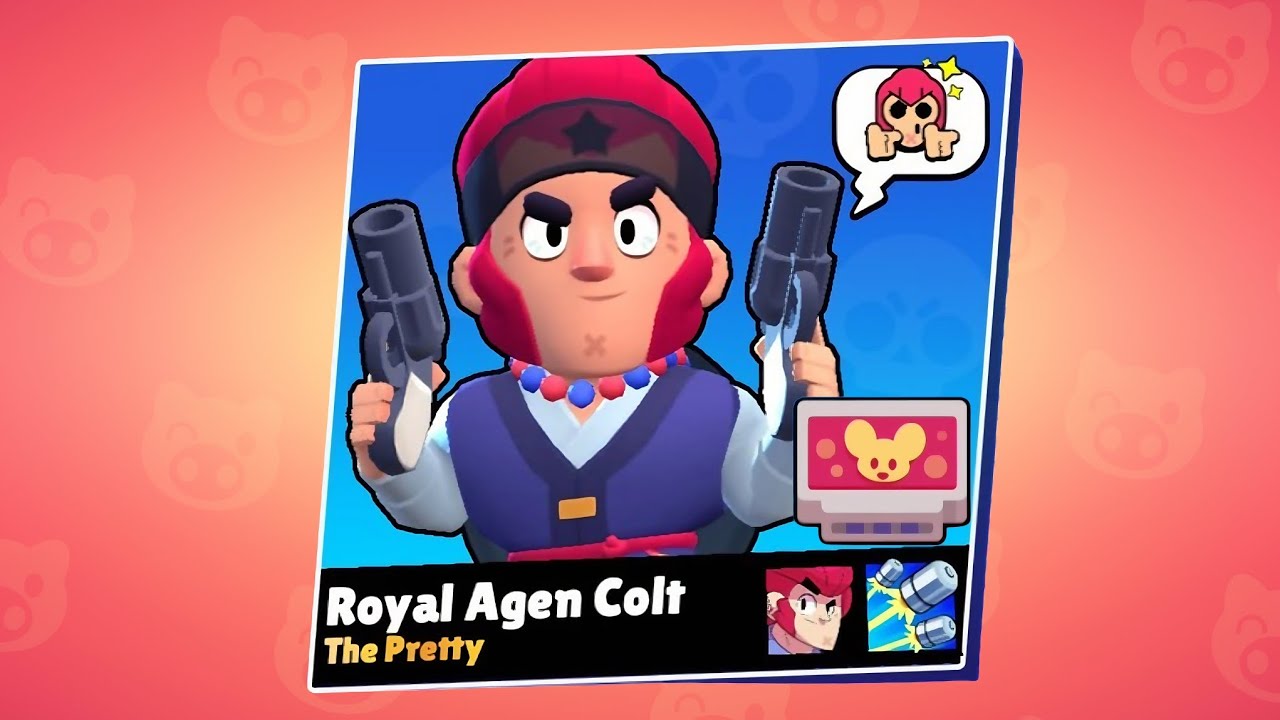 Royal Agent Colt Skin (Brawl Stars) - YouTube