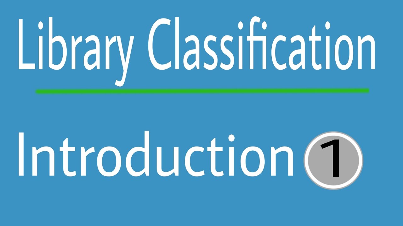 Classification Theory (Introduction) - YouTube