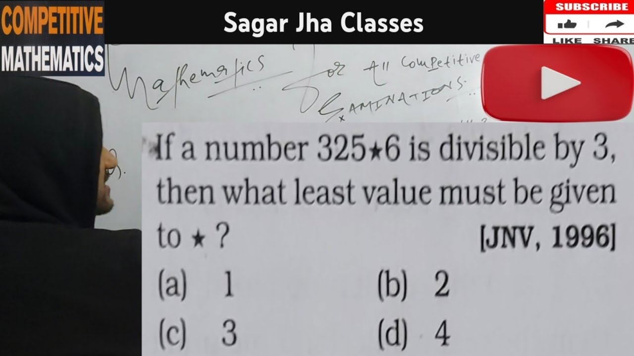 If a number 325*6 is divisible by 3, then what least value must be ...