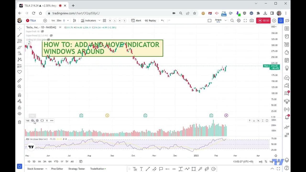 TradingView: How To Add and Move Indicator Windows Around - YouTube