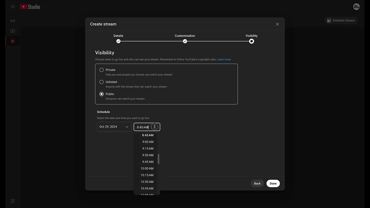 Scheduled Streams using Restream - YouTube