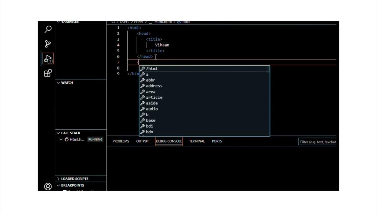 HTML Coding For Beginners !! Subscribe #noob #coding #vscode #html #video - YouTube