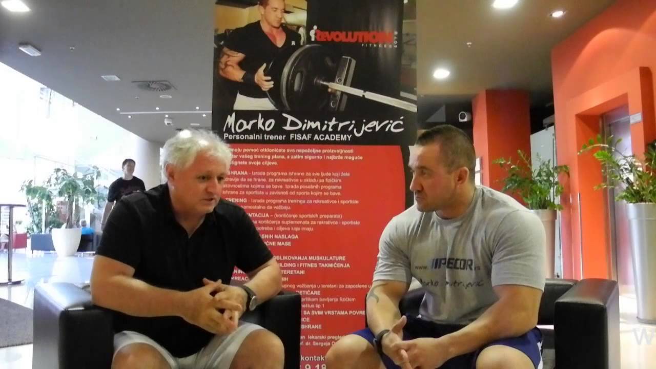 Sajam fitness a intervju prof dr Dubravko Turk i Marko Dimitrijevic ...