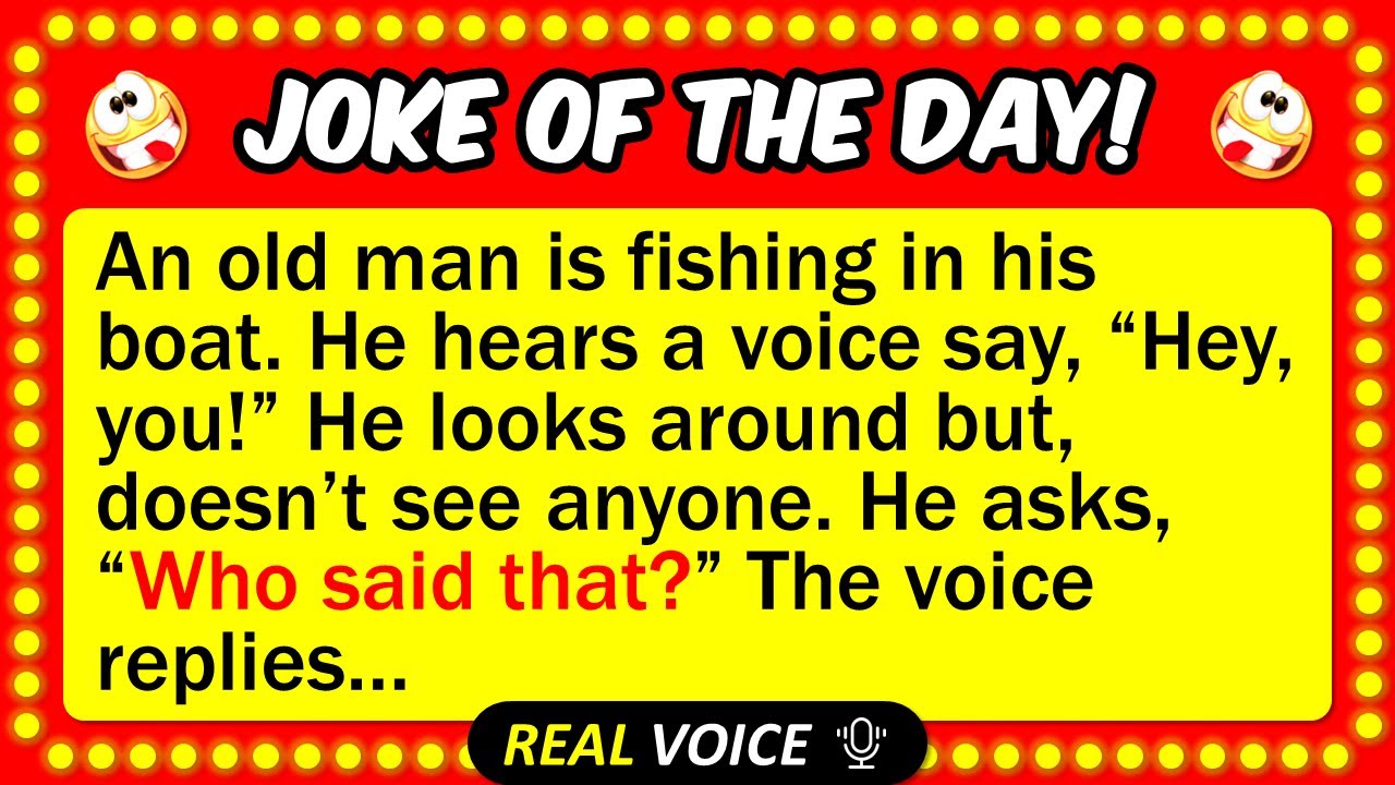 🤣 BEST JOKE OF THE DAY! - An 80-year-old man was out fishing... | Funny ...