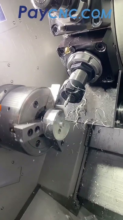 How to make Hexagon on CNC Lathe Machine? #cncmachining #tools #cutting ...