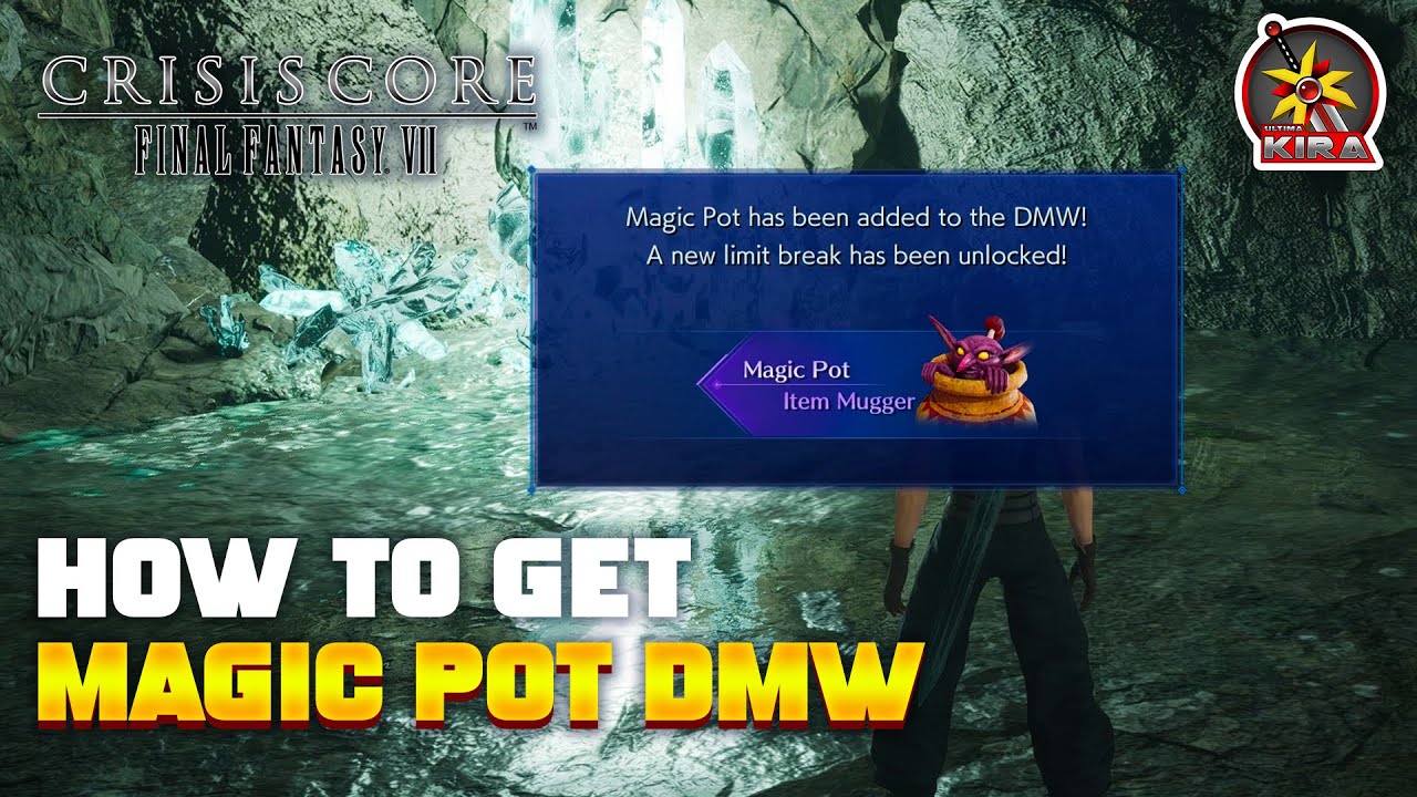 HOW TO GET MAGIC POT DMW - CRISIS CORE: FINAL FANTASY VII REUNION - YouTube