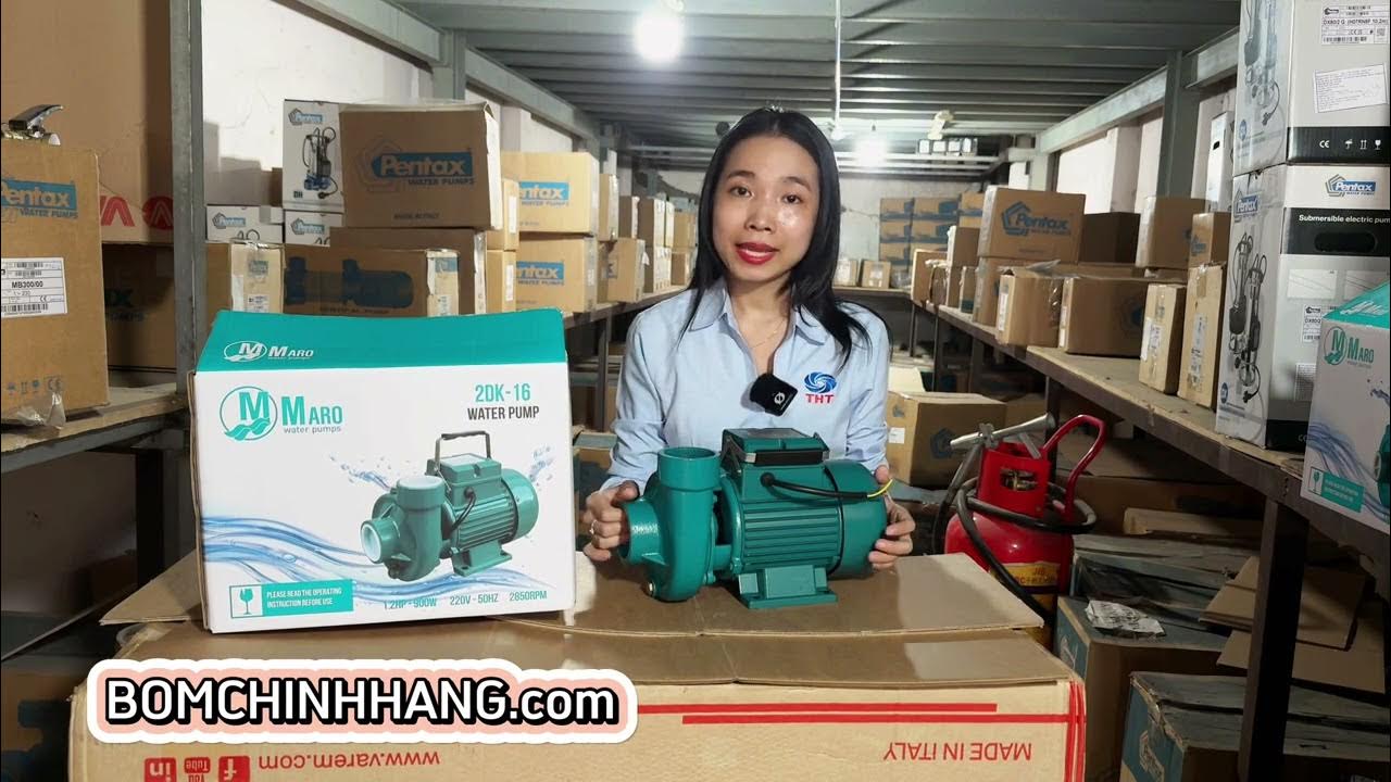 MÁY BƠM TƯỚI BÉC MARO 2DK-16 1.2HP Giá Rẻ Ống 60 - 0909254154 - BƠM TƯỚI VƯỜN, TƯỚI TIÊU - YouTube