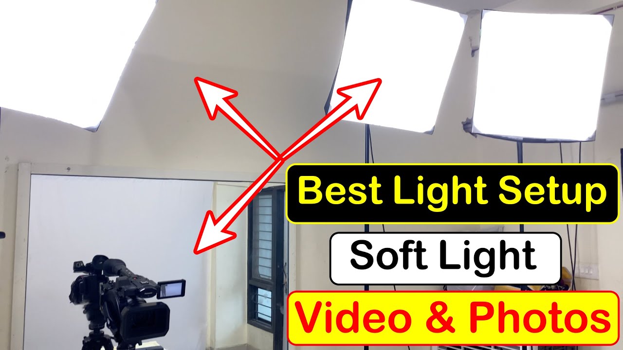 Best & Professional Studio Lights for YouTube Videos | Softbox Lighting ...