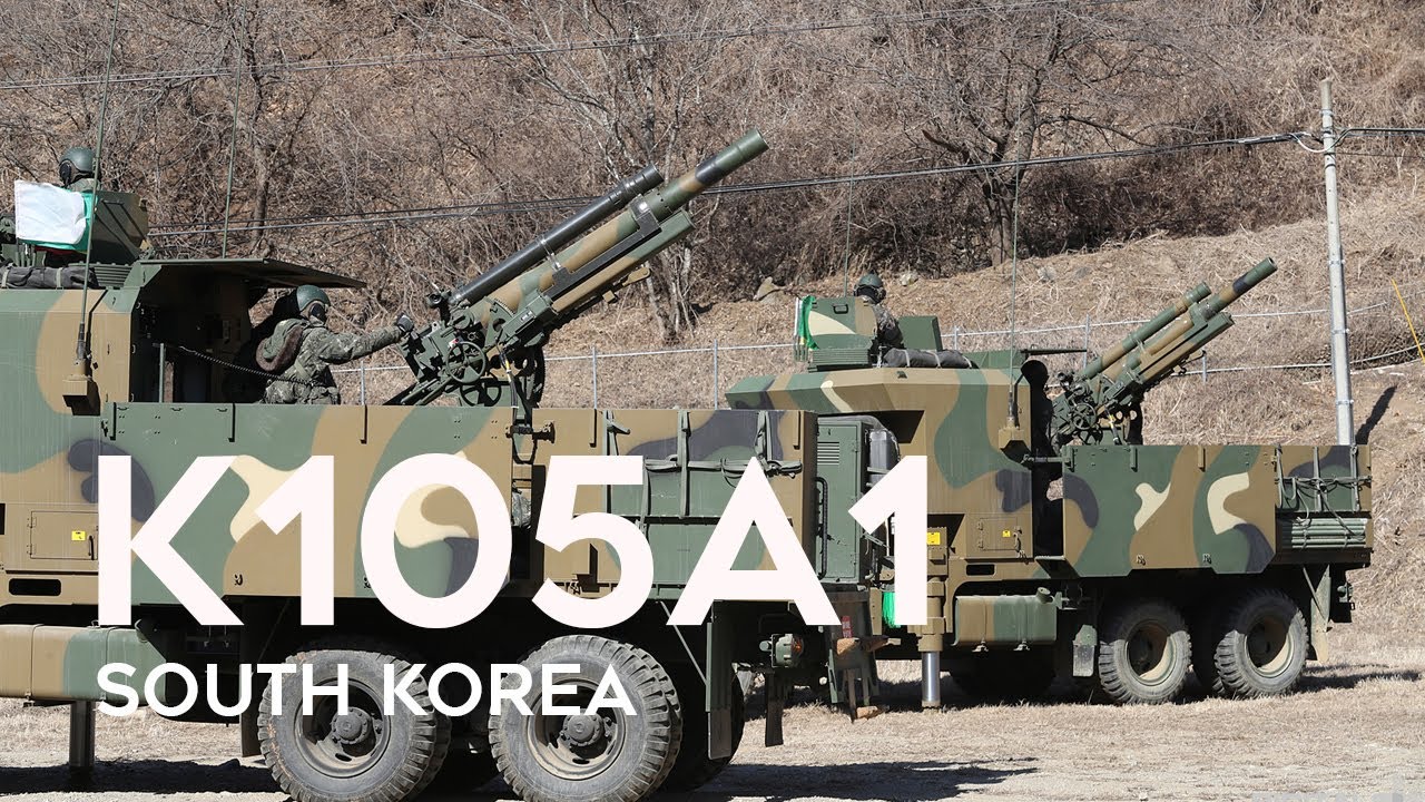 K105A1 Self-Propelled Howitzer: South Korea's M101 Howitzer ...