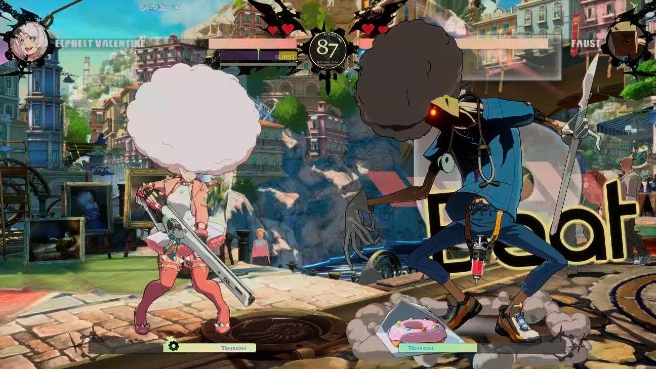 Guilty Gear -Strive- Elphelt vs Faust (Stage 9) - YouTube