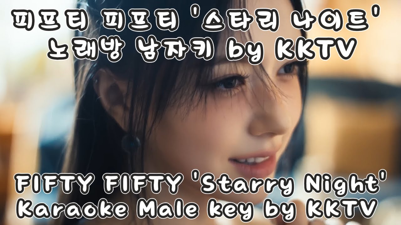 피프티 피프티 ‘스타리 나이트’ 노래방 남자키 FIFTY FIFTY ‘Starry Night’ Karaoke Male key by KKTV - YouTube